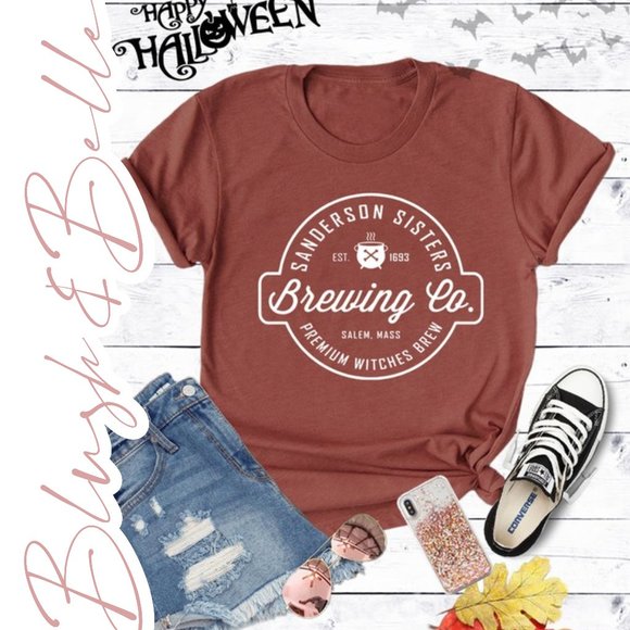 Blush & Belle | Tops | Sanderson Sisters Hocus Pocus Brewing Co Brick ...